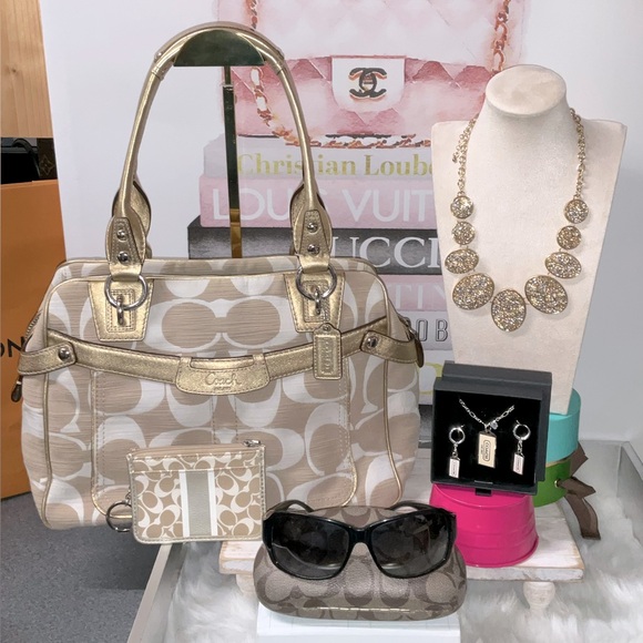 Coach | Bags | Coach 7pc Shoulder Bag Bundle | Poshmark